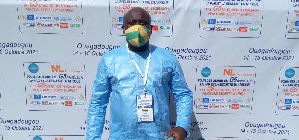 Forum des jeunes du G5 Sahel à Ouagadougou : Yannick Agboka représente ...